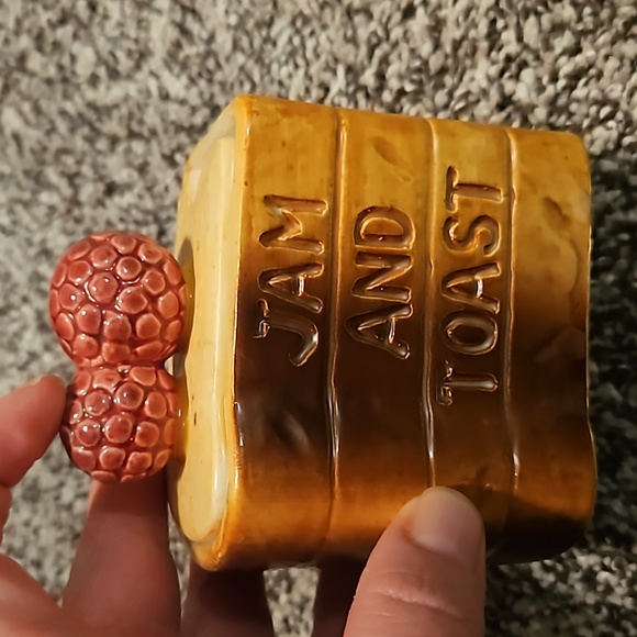 Dining | Jam Container That Looks Like Bread With Jam On Top | Poshmark